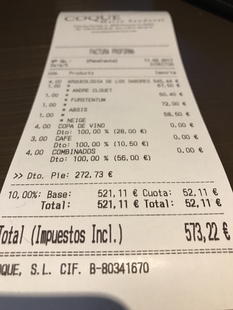COQUE | Dime un restaurante...